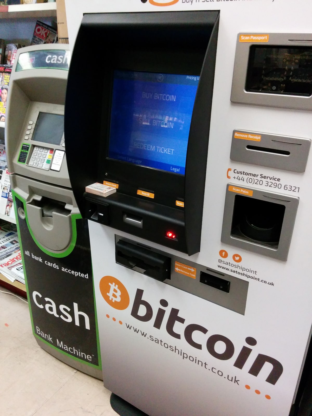 Bancomat Bitcoin: Gli ATM per convertire EURO in BTC