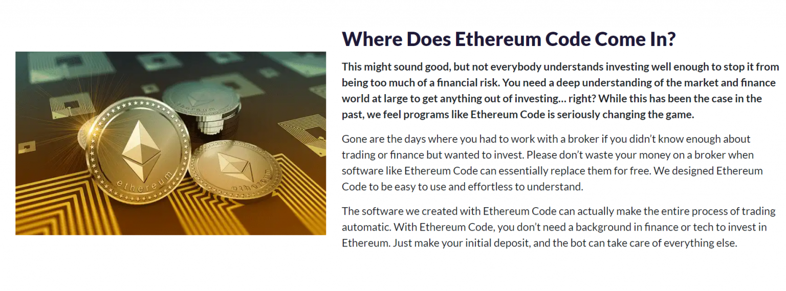 Ethereum Code - Come Funziona? Opinioni e Recensioni 2024