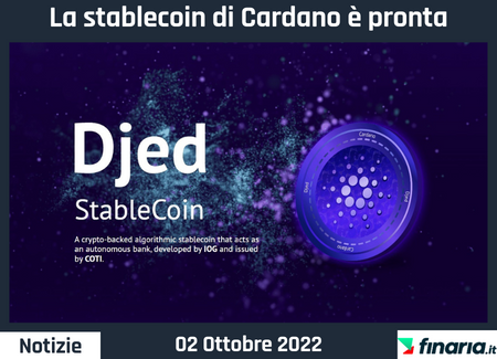 La Stablecoin di Cardano Sempre più Vicina alla Distribuzione - Finaria