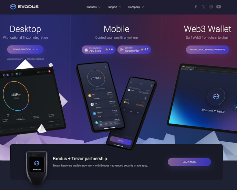 Exodus Wallet Recensione 2024: cos'è e come funziona per il web3